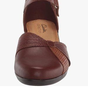 Clarks | Shoes | Clarks Emily Rae Womens Brown Leather Mary Janes Size ...
